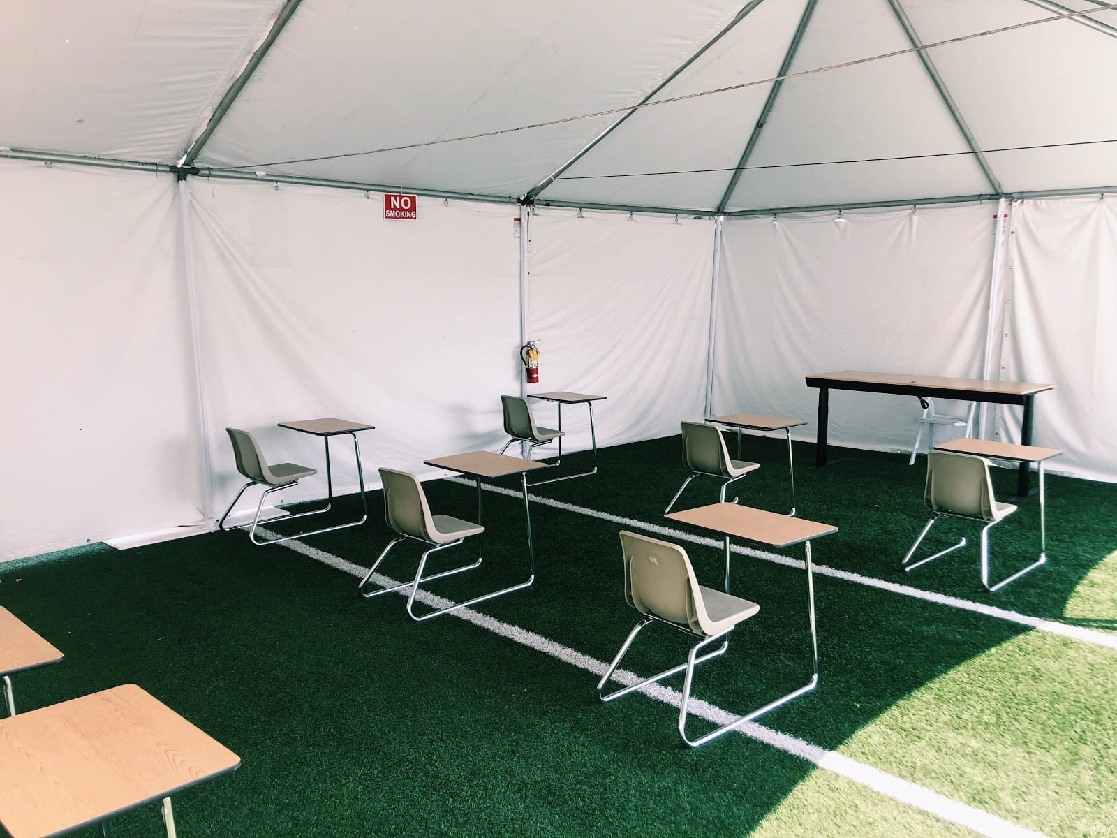 Temporary Structures for Schools During COVID-19 - Choura